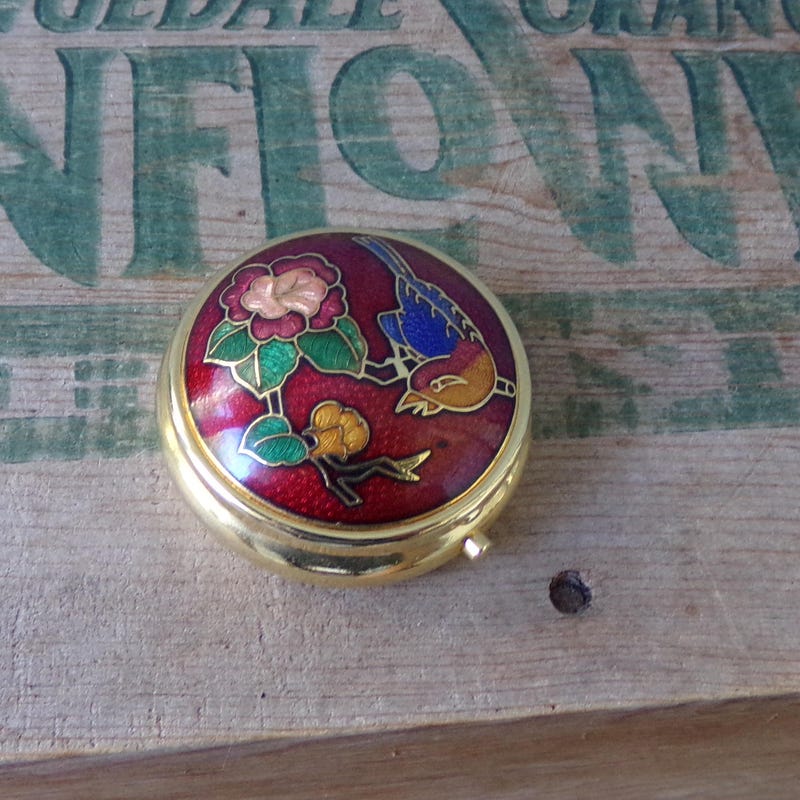 Old Pill Box - Etsy