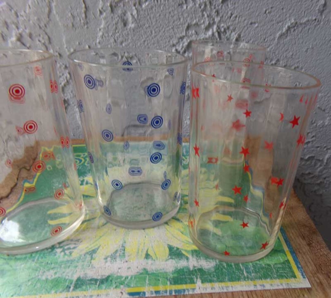 Swanky Swigs, Swanky Swig Glasses, Vintage Juice Glasses, Old Juice ...