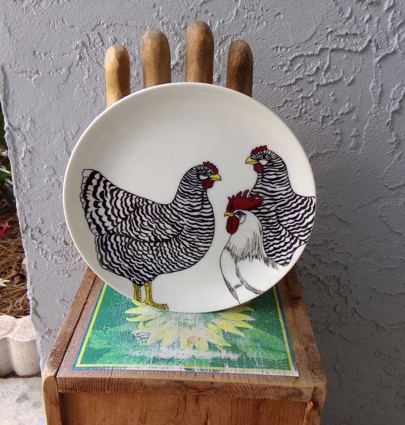 Fitz and Floyd Rooster Dish coq Du Village - Etsy