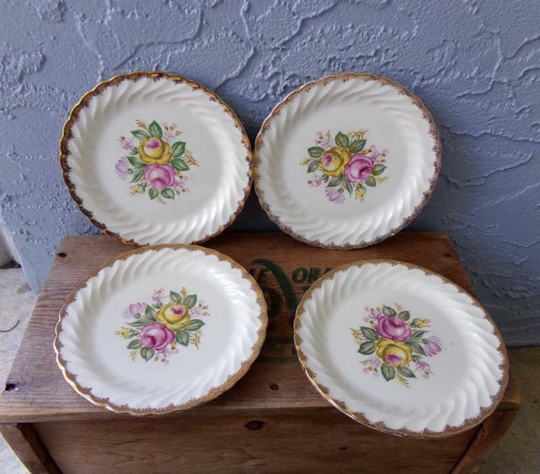 Royal China Quban Royal Dishes, Quban Royal Plates, Rose Pattern Dishes ...