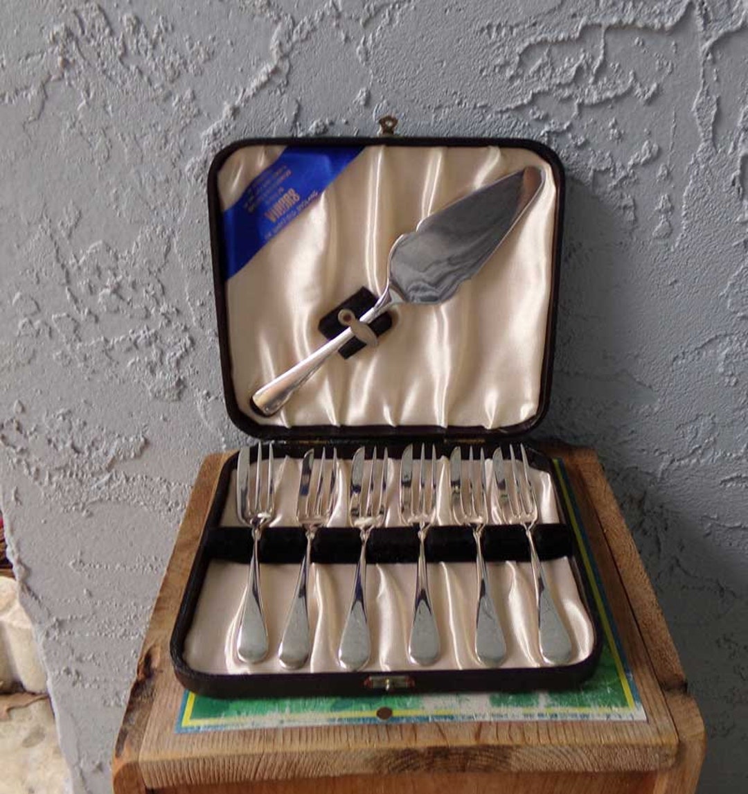 Viners of Sheffield England Cake Serving Set, Viners Cake Serving Set ...