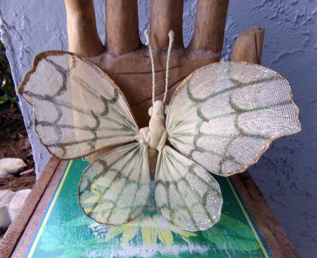 Butterfly Ornament, Mesh Butterfly Ornament, Butterfly Ornament ...