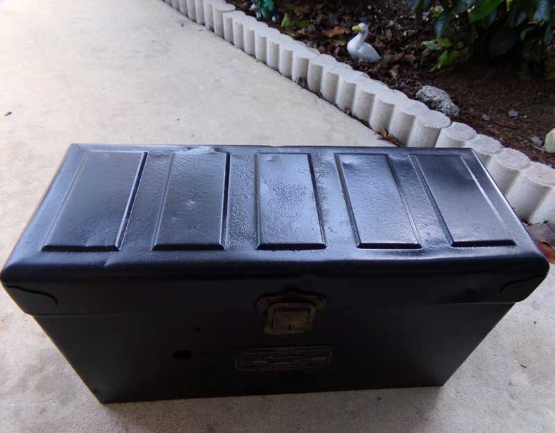 Edison Nickle Iron Battery Storage Box, Vintage Battery Storage Box ...