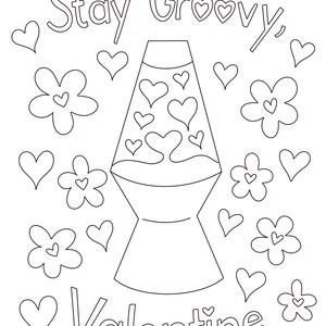 Valentine's Day Coloring Pages, Full-page Coloring Sheets, Valentine ...