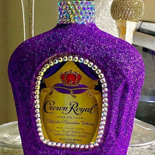 Custom Bling Crown Royal Bottle | Etsy