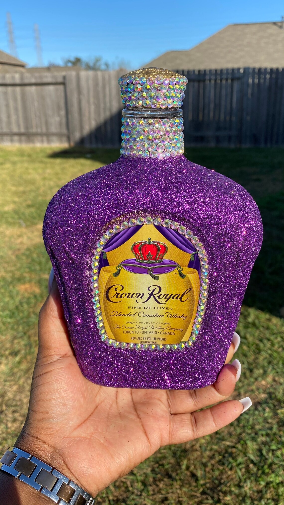 Custom Bling Crown Royal Bottle - Etsy