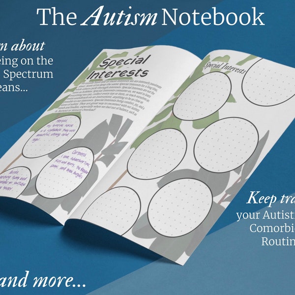 Autism Notebook - Etsy