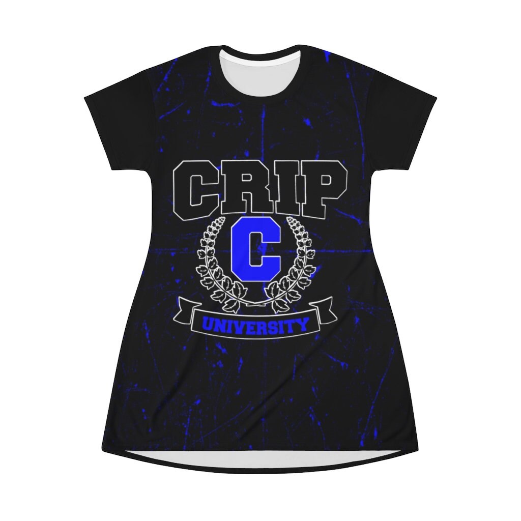 Crip University T-shirt Dress - Etsy