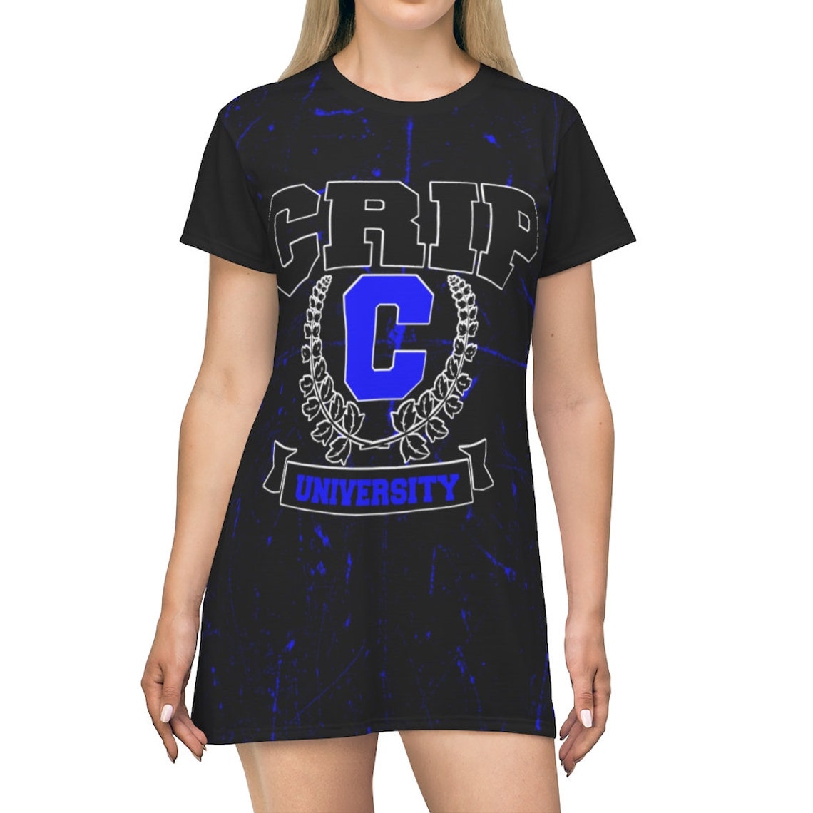 Crip University T-shirt Dress - Etsy