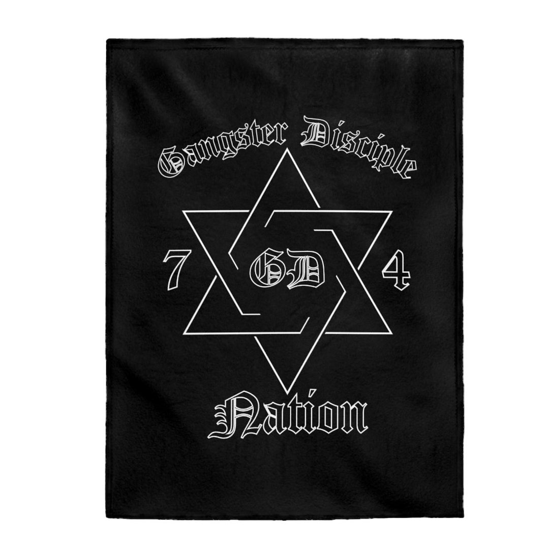 Gangster Disciple Nation GD 7-4 Black Plush Blanket Folks GDN - Etsy