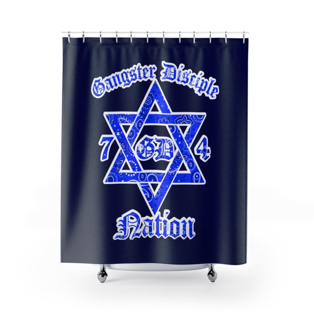 Gangster Disciple Nation GD 74 Shower Curtains Folks GDN 7414 Growth ...