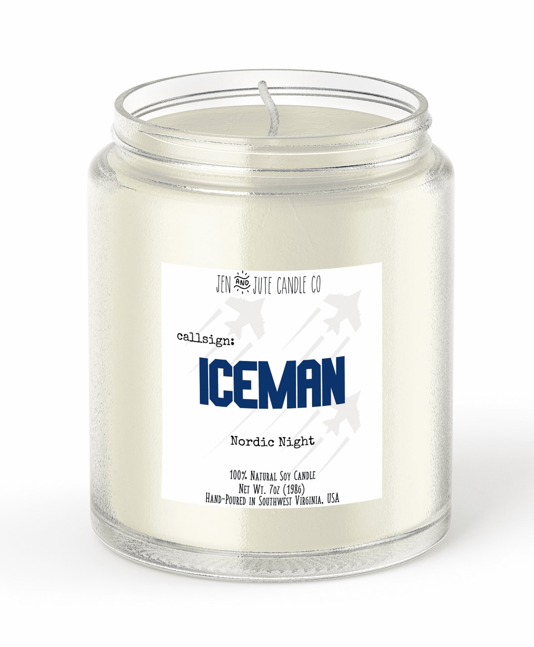 Callsign: Iceman | a TGM Fandom Inspired Candle - Etsy