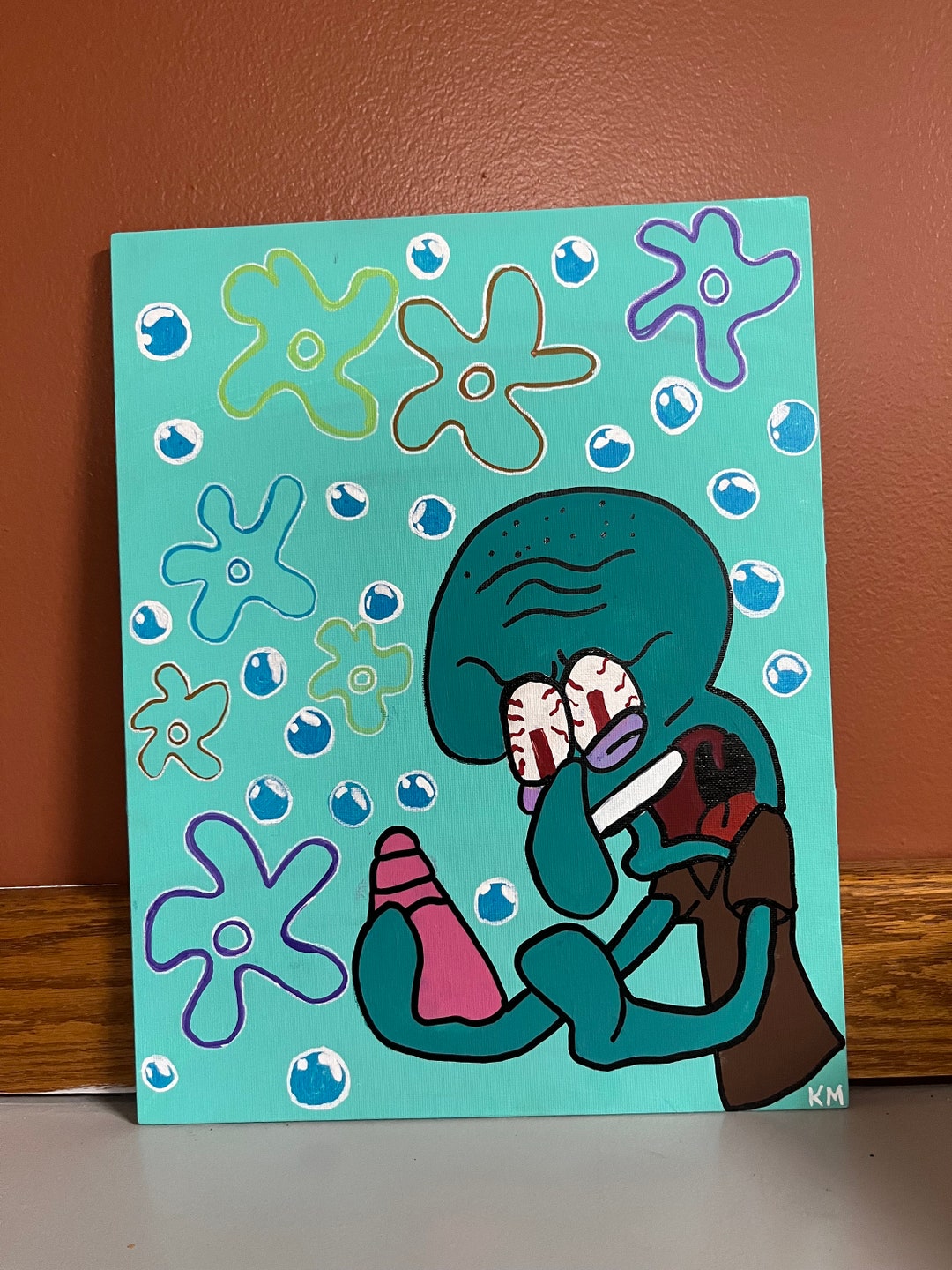 Angry Squidward - Etsy