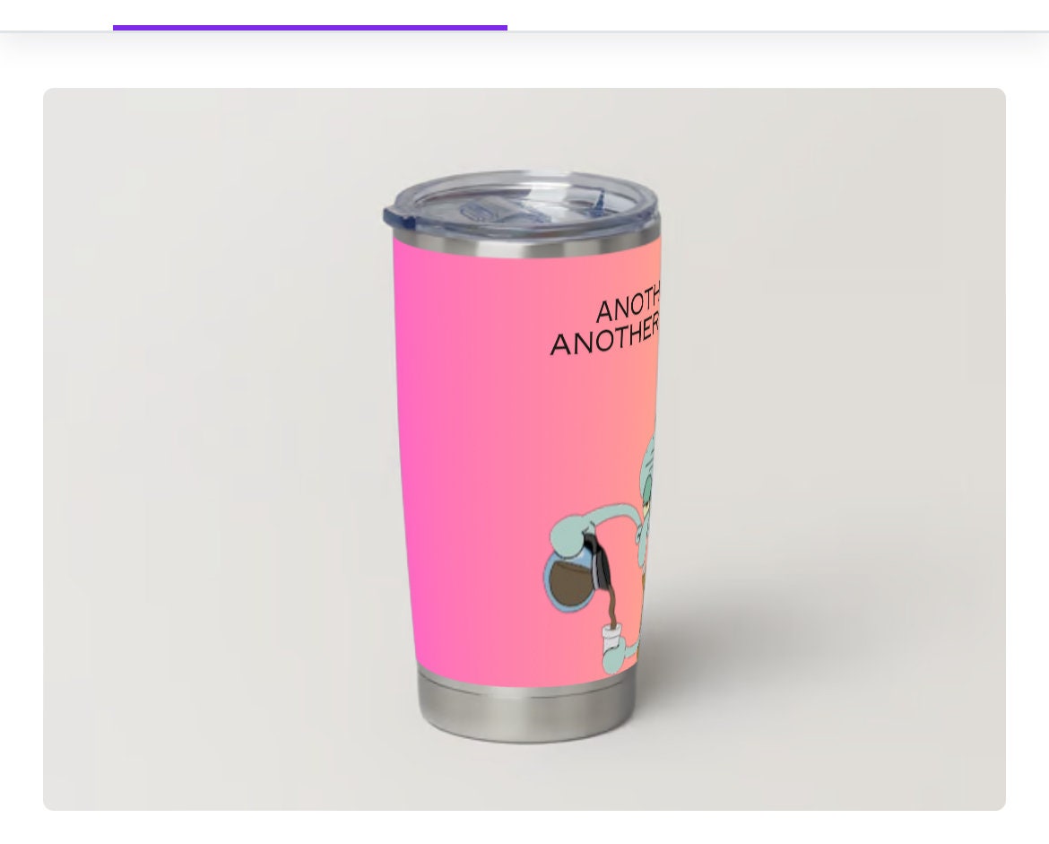 Squidward Coffee Tumblr - Etsy