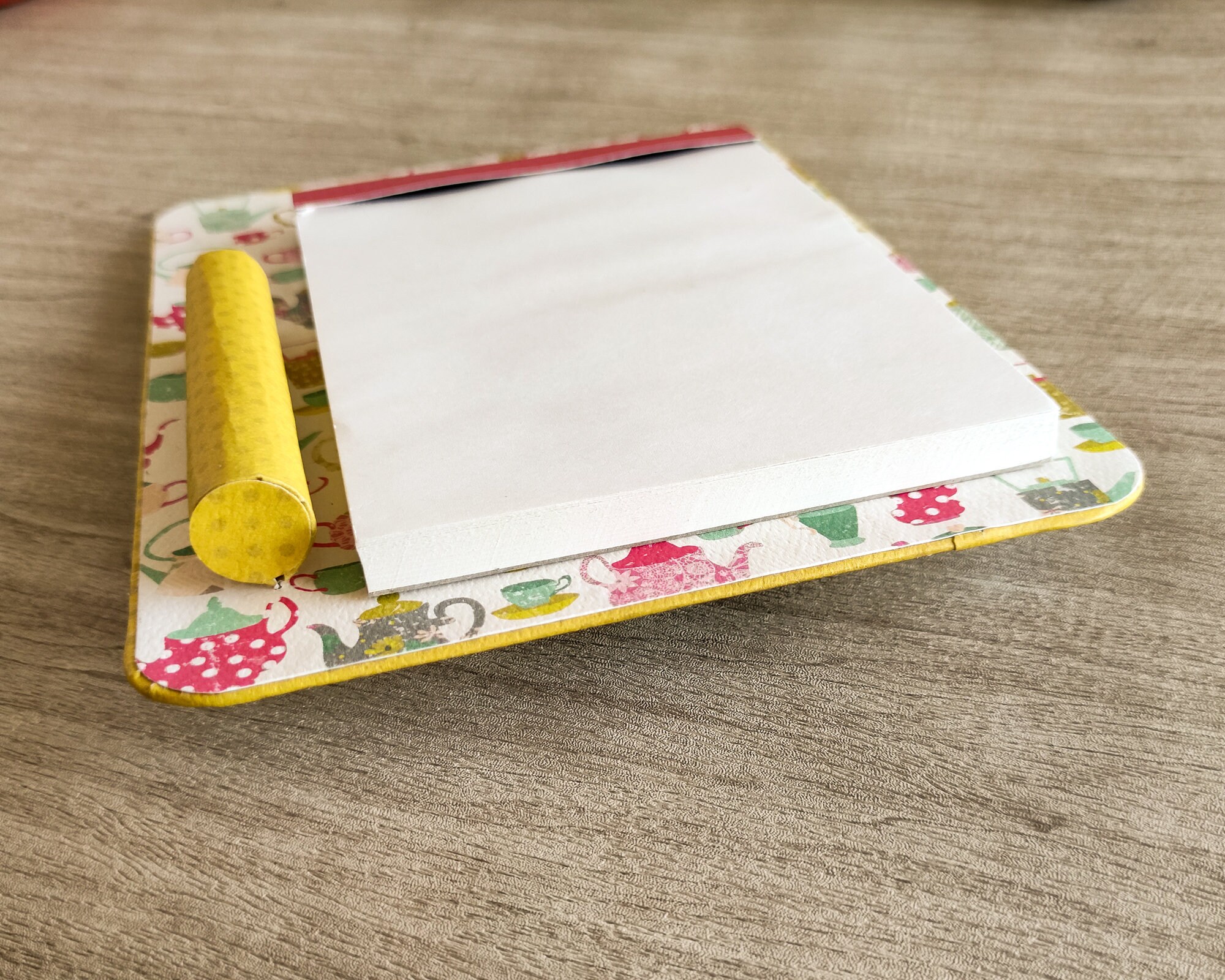 Seat of Tea Refrigerator Notepad Holder, Cute Magnetic Notepad and ...