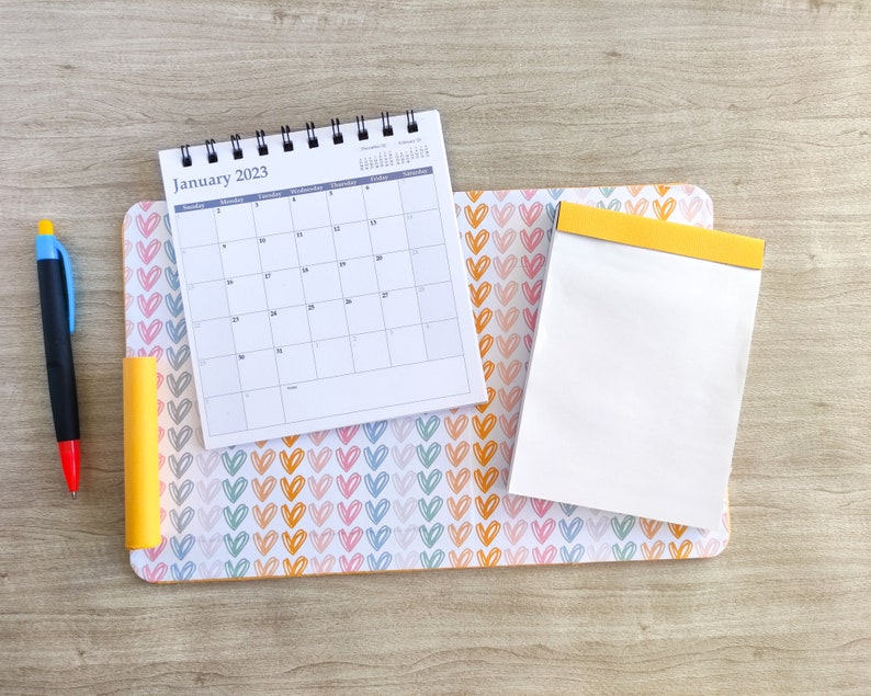 Cute Fridge Calendar With Notes Ice Cream Magnetic Monthly - Etsy