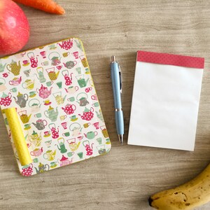 Seat of Tea Refrigerator Notepad Holder, Cute Magnetic Notepad and ...