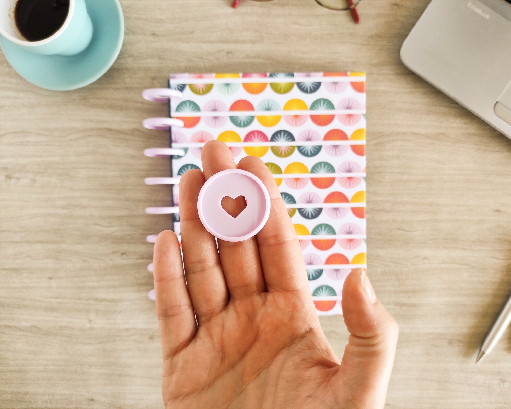 Circles Discbound Planner With Tabs, Personalized Retro Style Notebook ...