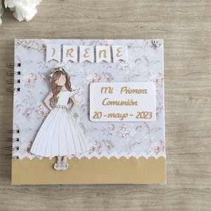 First Communion Gift Girl, Personalized First Communion Guest Book ...