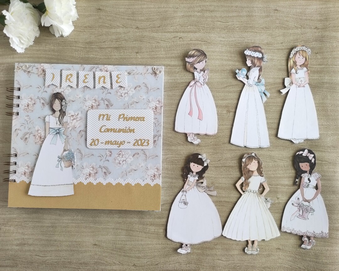First Communion Gift Girl, Personalized First Communion Guest Book ...