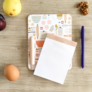 Cooking Utensils Refrigerator Notepad Holder, Cute Magnetic Notepad and ...