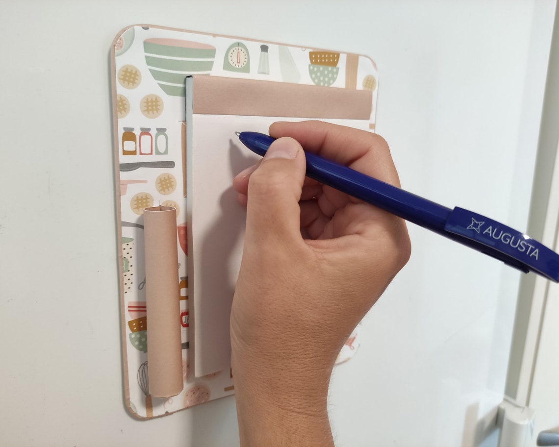 Cooking Utensils Refrigerator Notepad Holder Cute Magnetic - Etsy