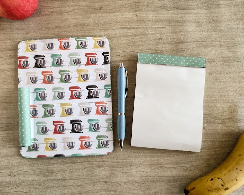 Vintage Style Magnetic Fridge Notepad With Pencil Holder - Etsy