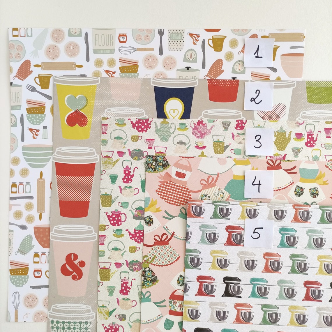 Cooking Utensils Refrigerator Notepad Holder Cute Magnetic | Etsy