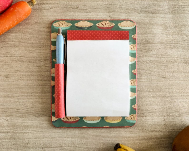 Cooking Utensils Refrigerator Notepad Holder, Cute Magnetic Notepad and ...