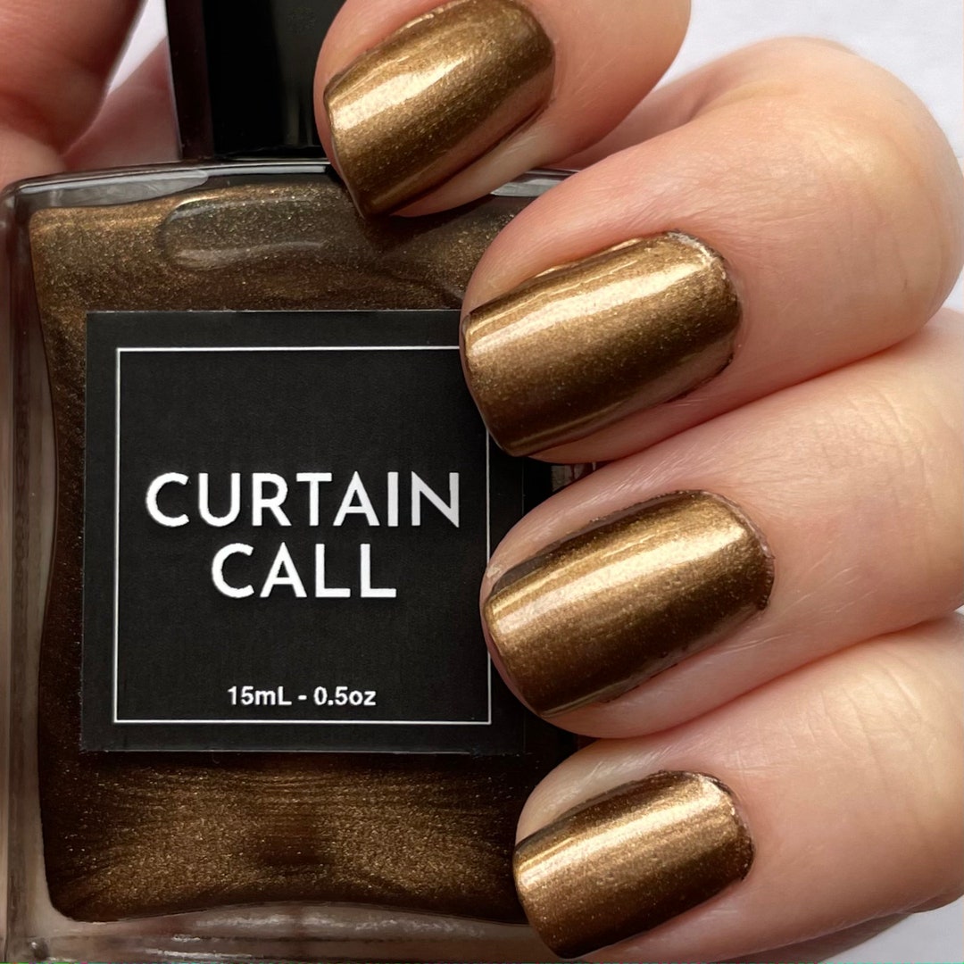 GREAT COMET- Dark Bronze Nail Polish - Broadway Nail Polish - Vegan ...