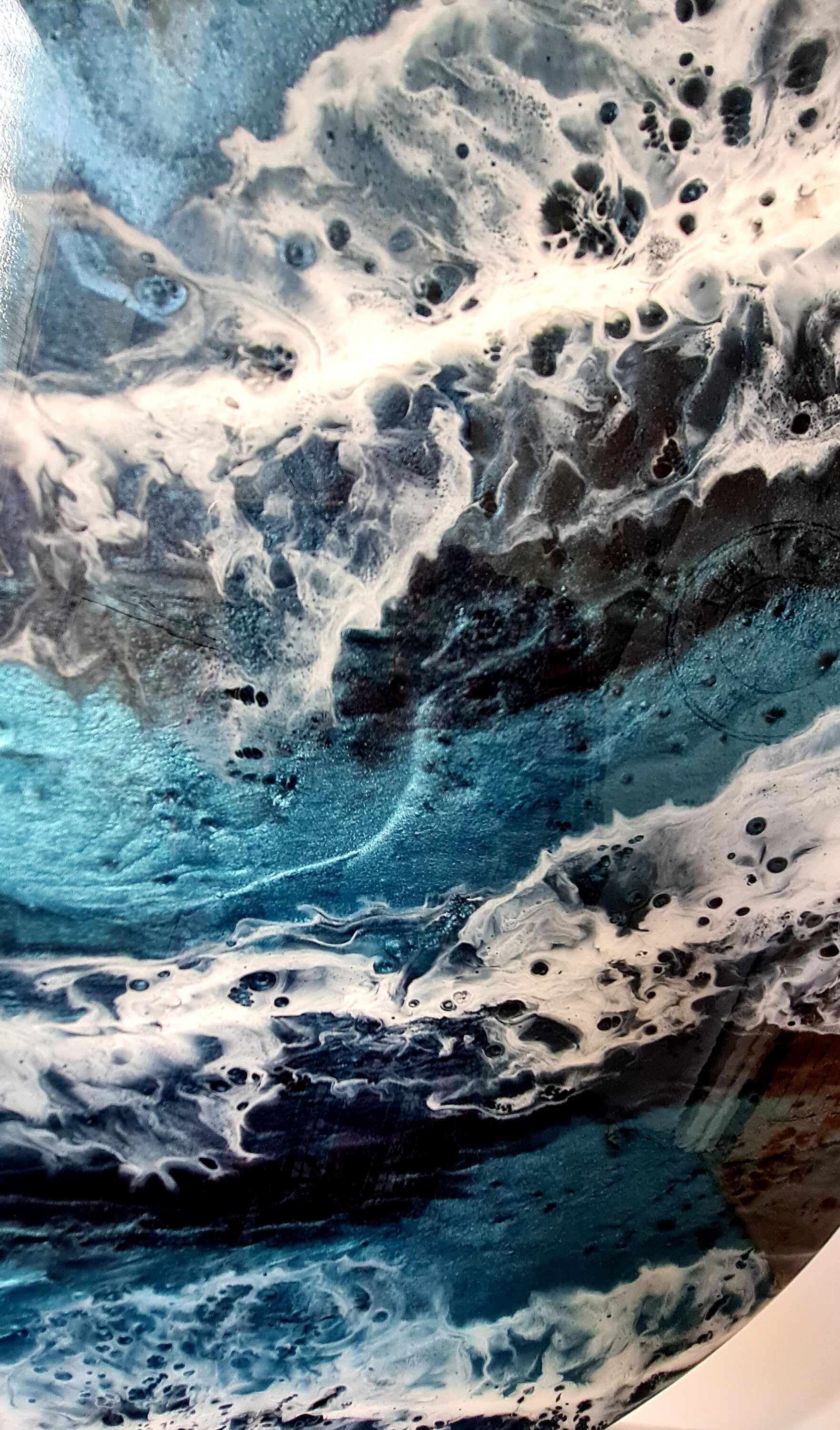 SALE 60% OFF Submerged Deep Underwater Resin Art Wall . Ocean Art ...