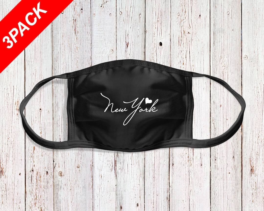 I Love New York Mask New York Face Mask NY Mask 3 - Etsy