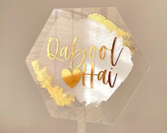 Qabool Hai Topper - Etsy