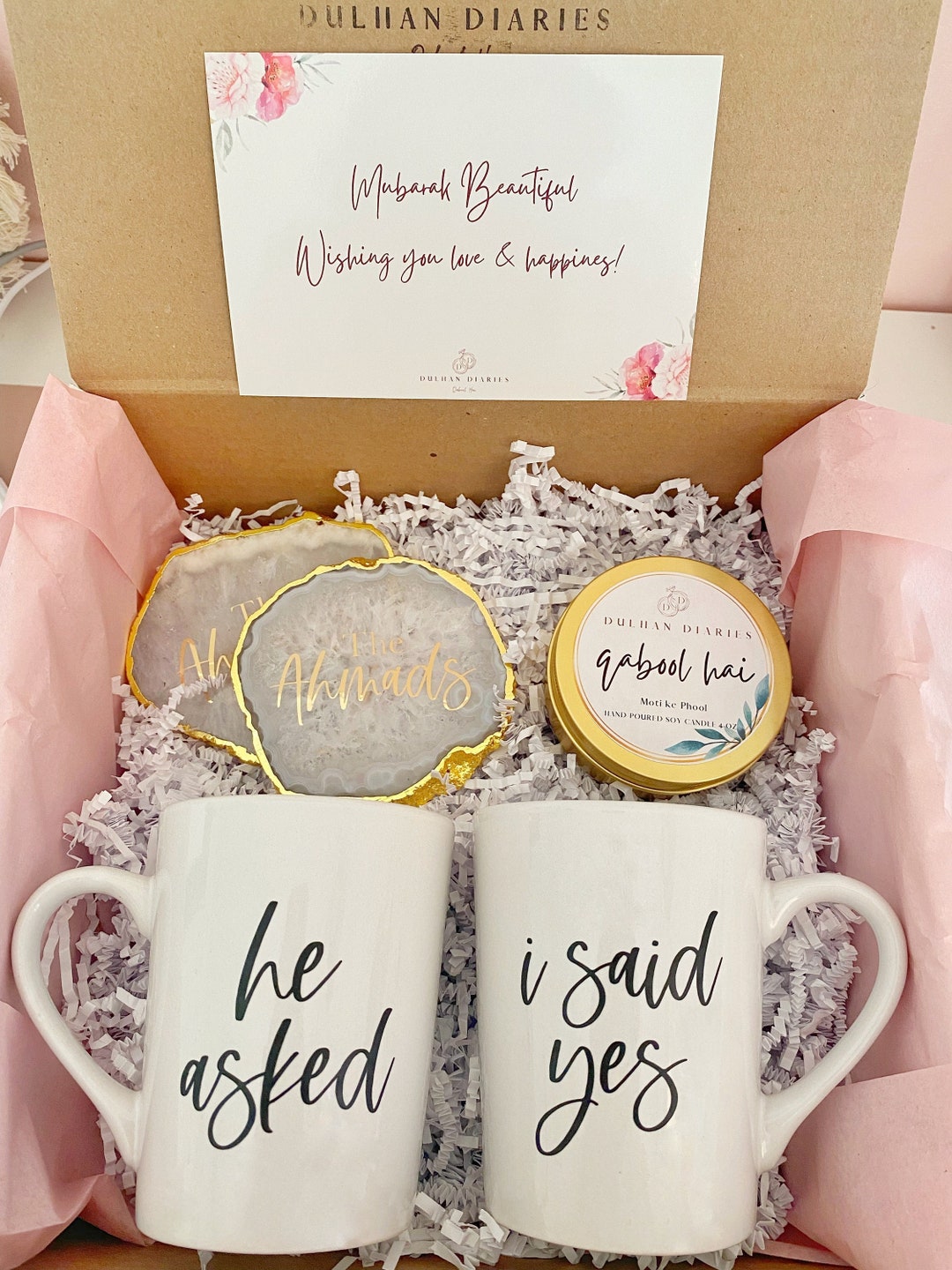 Engagement Gift Box | Muslim Couple Engagement Gift | Proposal Gift Box ...
