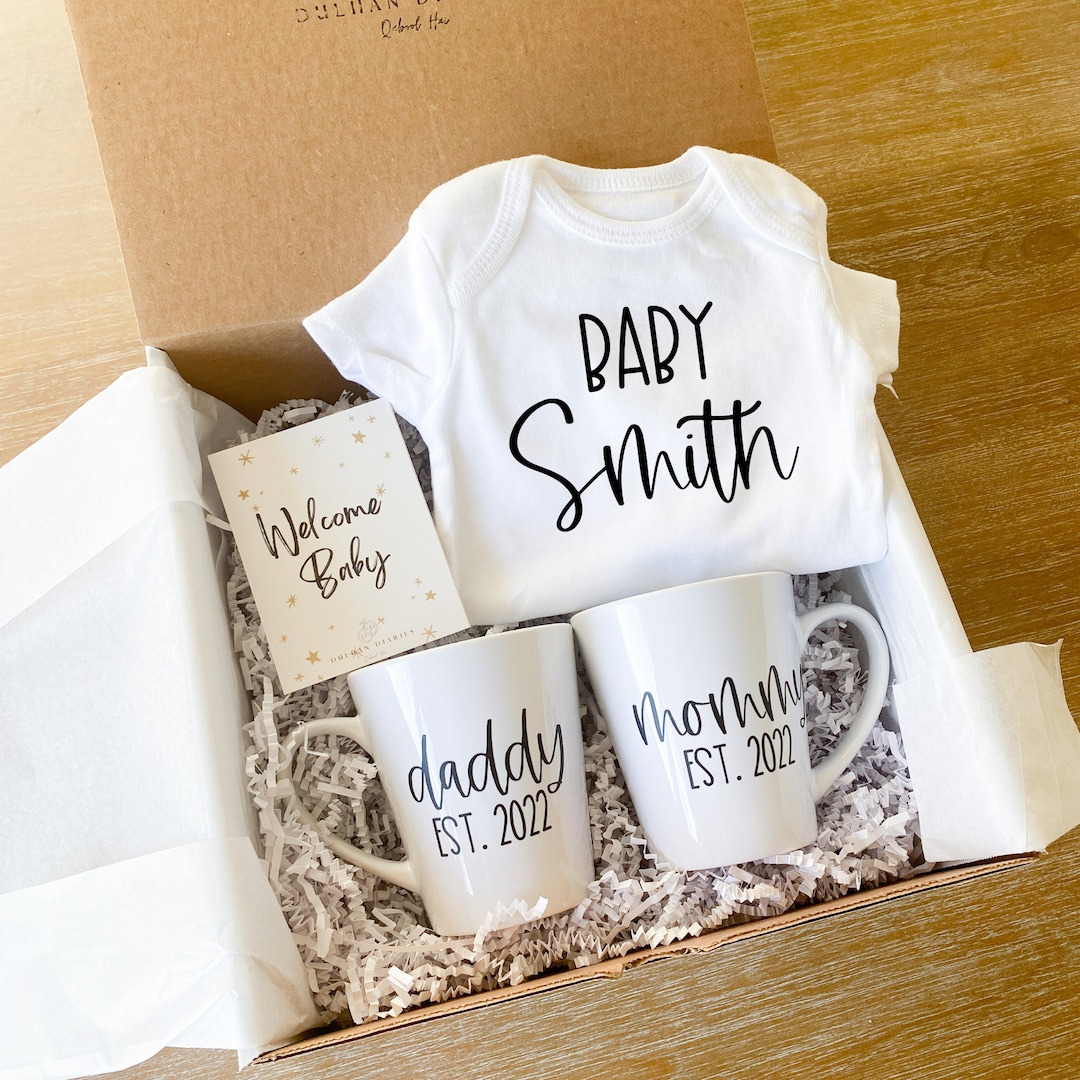 Expecting Parents Gift Box New Parents Gift Box Pregnancy Announcement ...