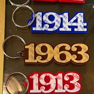 Fraternity & Sorority Logo Keychain - Etsy