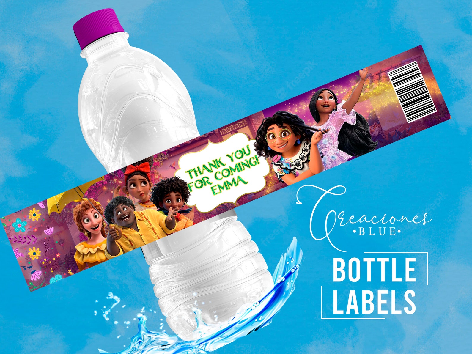 Encanto Birthday Party Pack Chip Bags Label Favor Label - Etsy