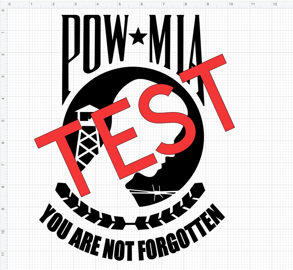 POW MIA Veteran Military United States Digital Instant Symbol Download ...