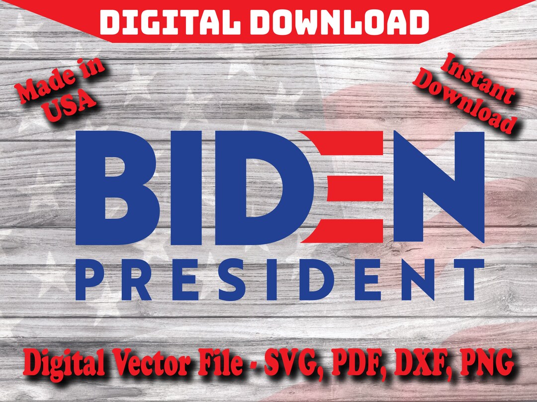 Joe Biden 2020 Presidential Election Logo Digital SVG Instant Download ...