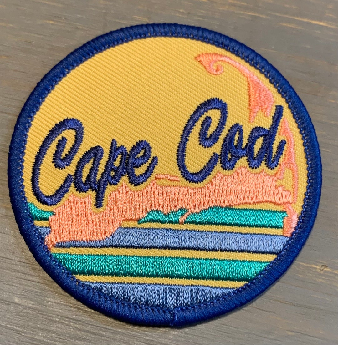 Cape Cod Map Custom Made Embroidery Patch Iron-on New 2.25” - Etsy