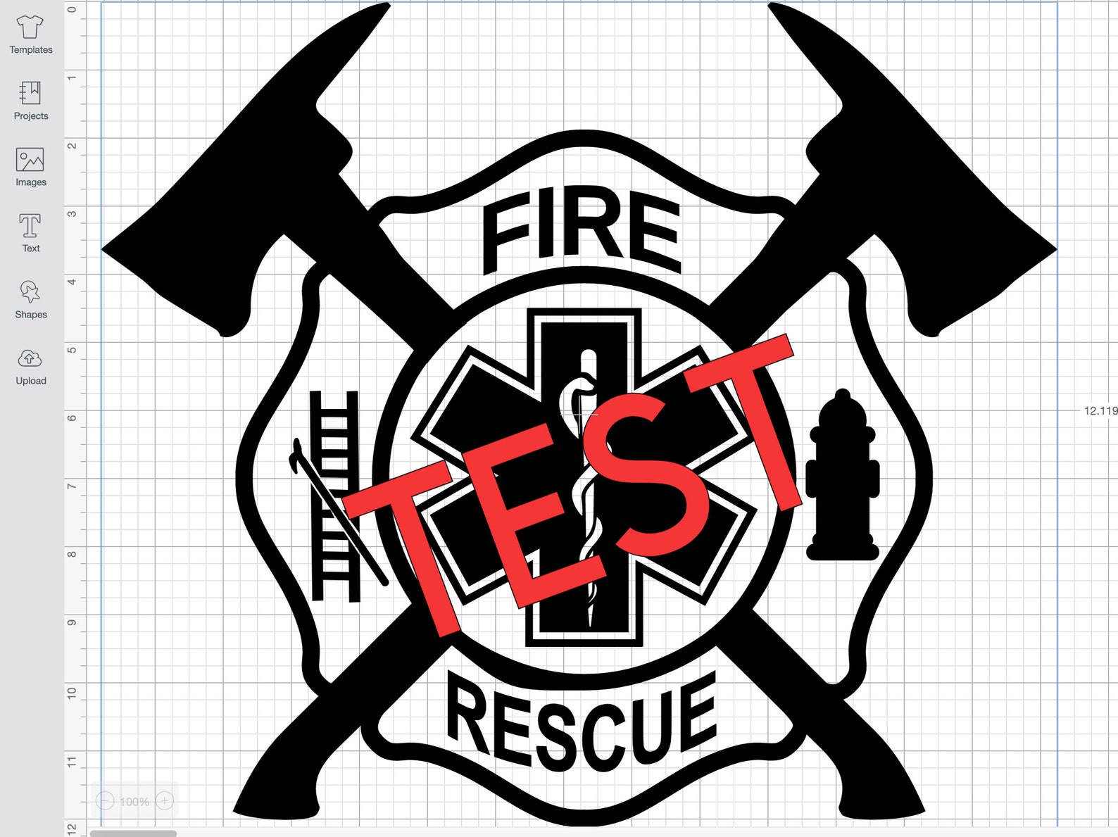 Fire Rescue Maltese Cross Symbol Digital Instant Download SVG ...