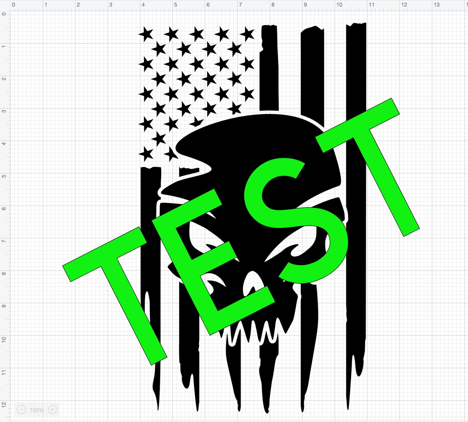 Distressed Skull USA Flag Digital Instant Download SVG | Etsy