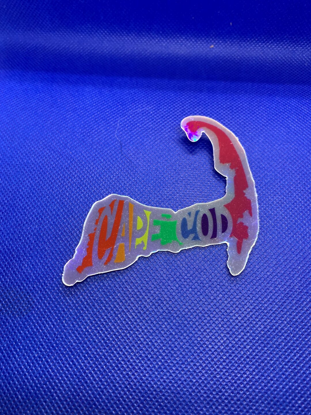 Cape Cod Holographic Rainbow Sticker - Etsy