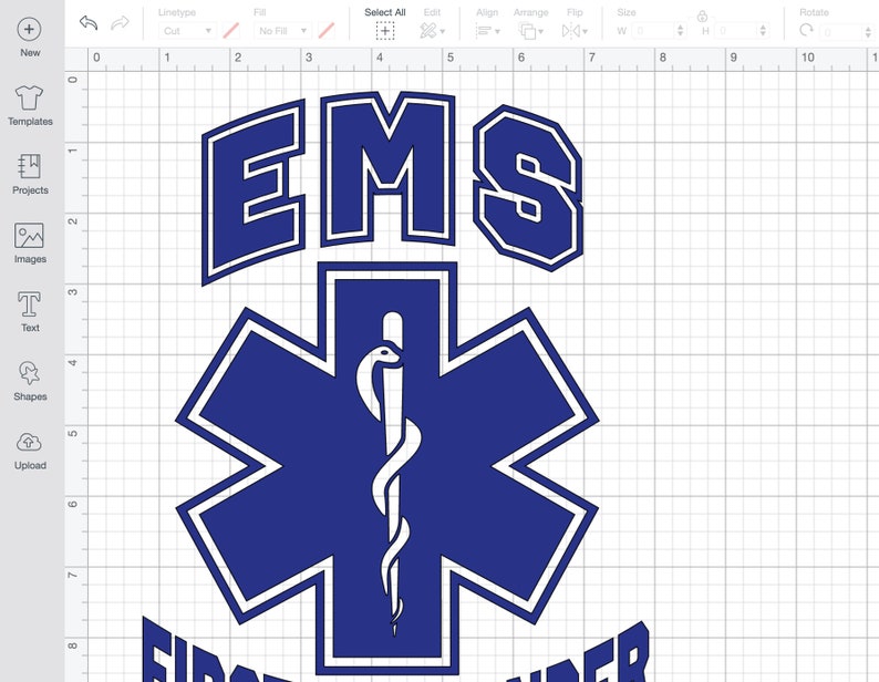 EMS First Responder EMT Cross Symbol Design Instant Download - Etsy