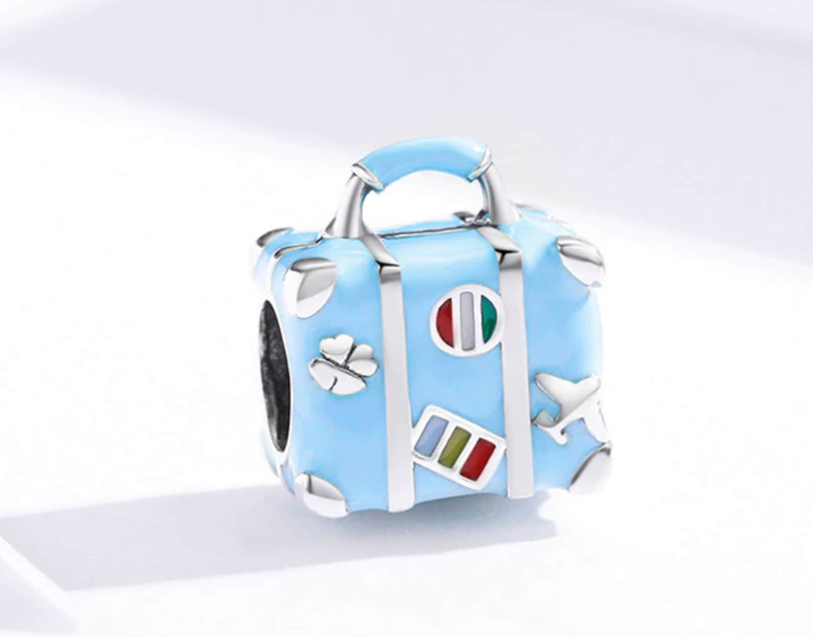 Charms for Bracelet, Charms for Pandora Bracelet, Adventure Suitcase ...