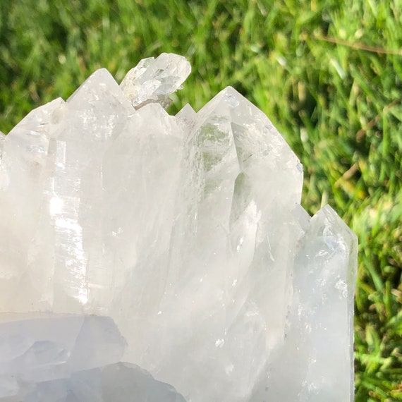 Himalayan Faden Quartz Crystal Cluster natural clear quartz crystal ...