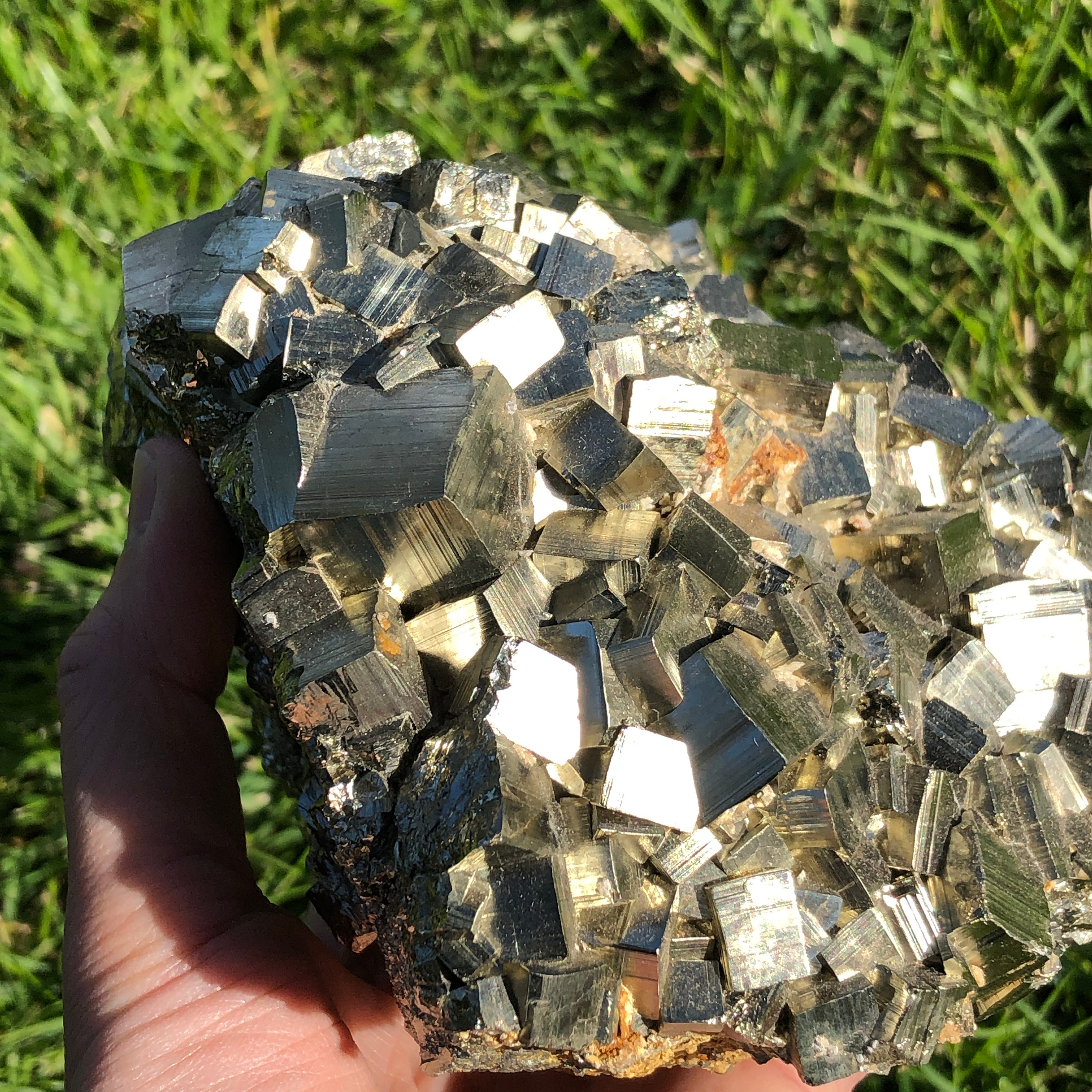 5.81 lb Pyrite from Peru Natural Pyrite Specimen Crystal | Etsy