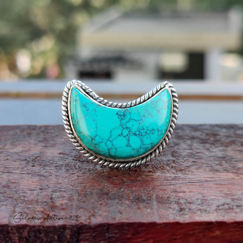 Turquoise Moon - Etsy