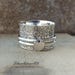 Sterling Silver Heart Spinner Ring: Handmade Meditation Jewelry - Etsy