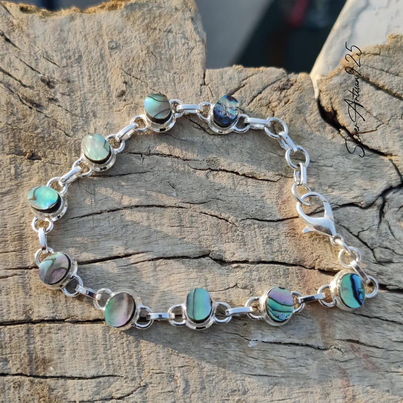 Abalone Bracelet - Etsy
